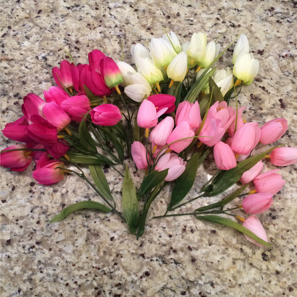 Pinterest Project! Spring Tulip Wreath diy
