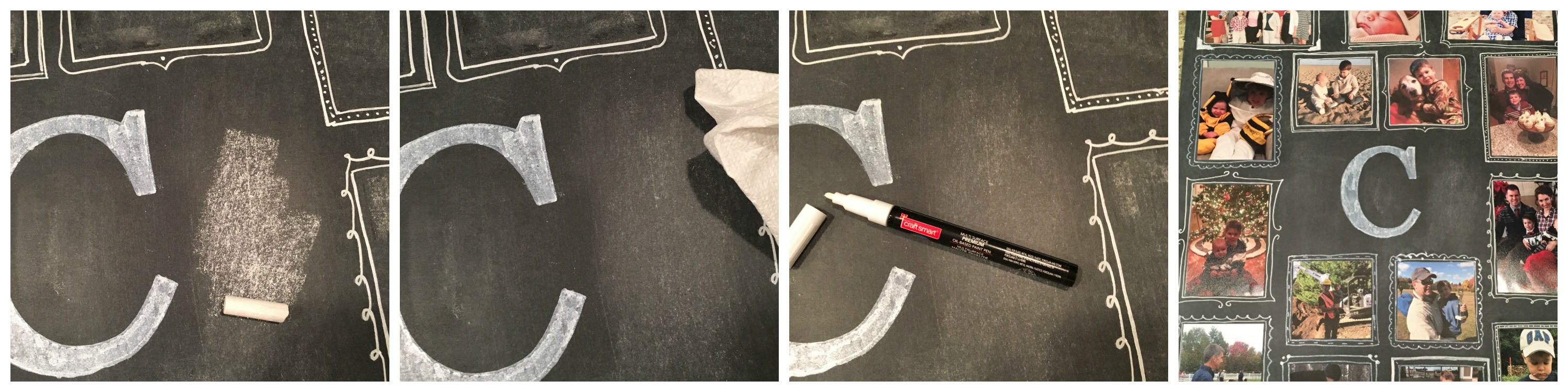 How to Turn Poster Board into a Faux Chalkboard From the Family With ...