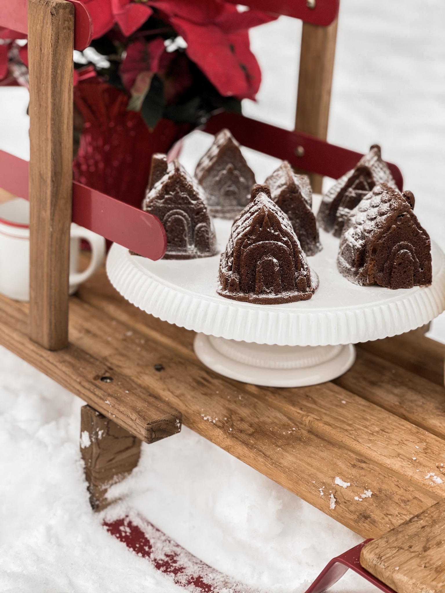 Gingerbread Cake with Oakhurst Eggnog - From The Family Finds