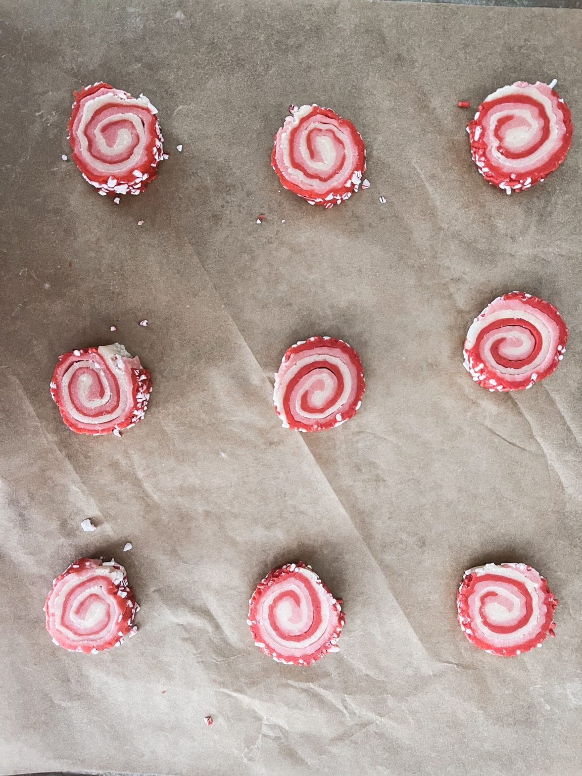 Pinwheel Swirl Cookies with Gifford Pink Peppermint Stick Milkshakes ...